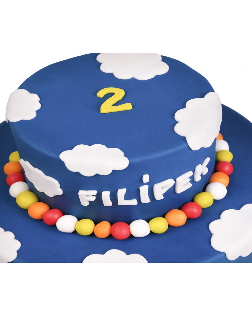 Narozeninový dort pro děti Auta | Frutiko.cz